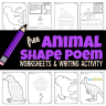 What is a Shape Poem & Free Animal Shape Templates for Kids