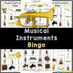 🎷 FREE Printable Musical Instruments BINGO Game