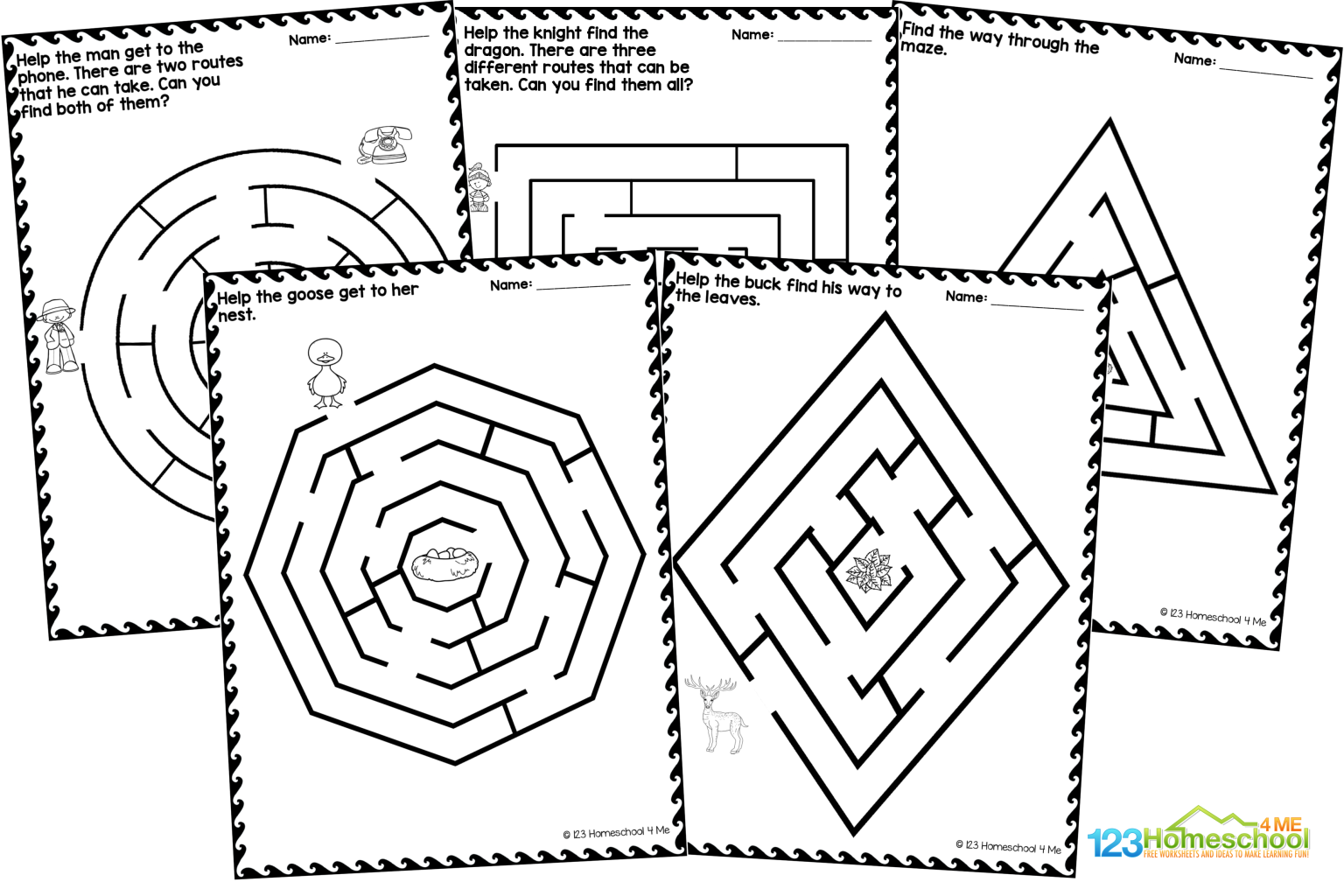 Unlock Fun with 30 Free Mazes for Kids!