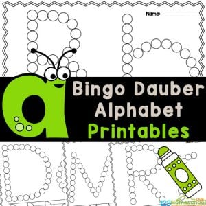 Bingo Marker Printable Archives - 123 Homeschool 4 Me