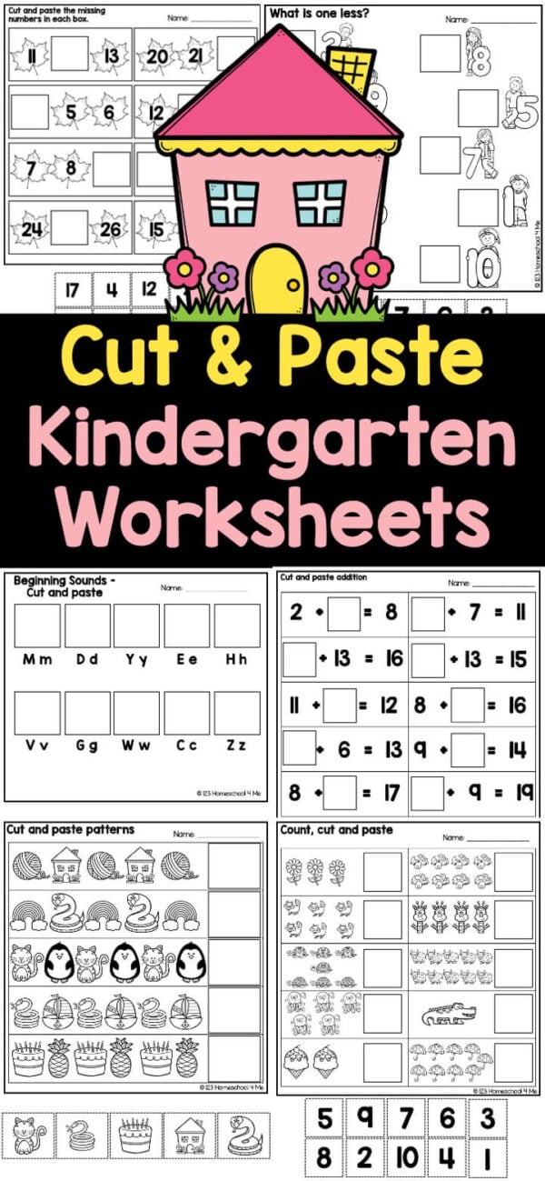Cut Practice Sheets - Free Printable Preschool Worksheets!