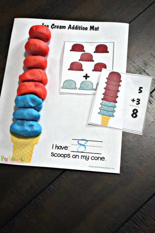 🍦 FREE Ice Cream Printables Emergent Reader - Cut and Paste worksheets