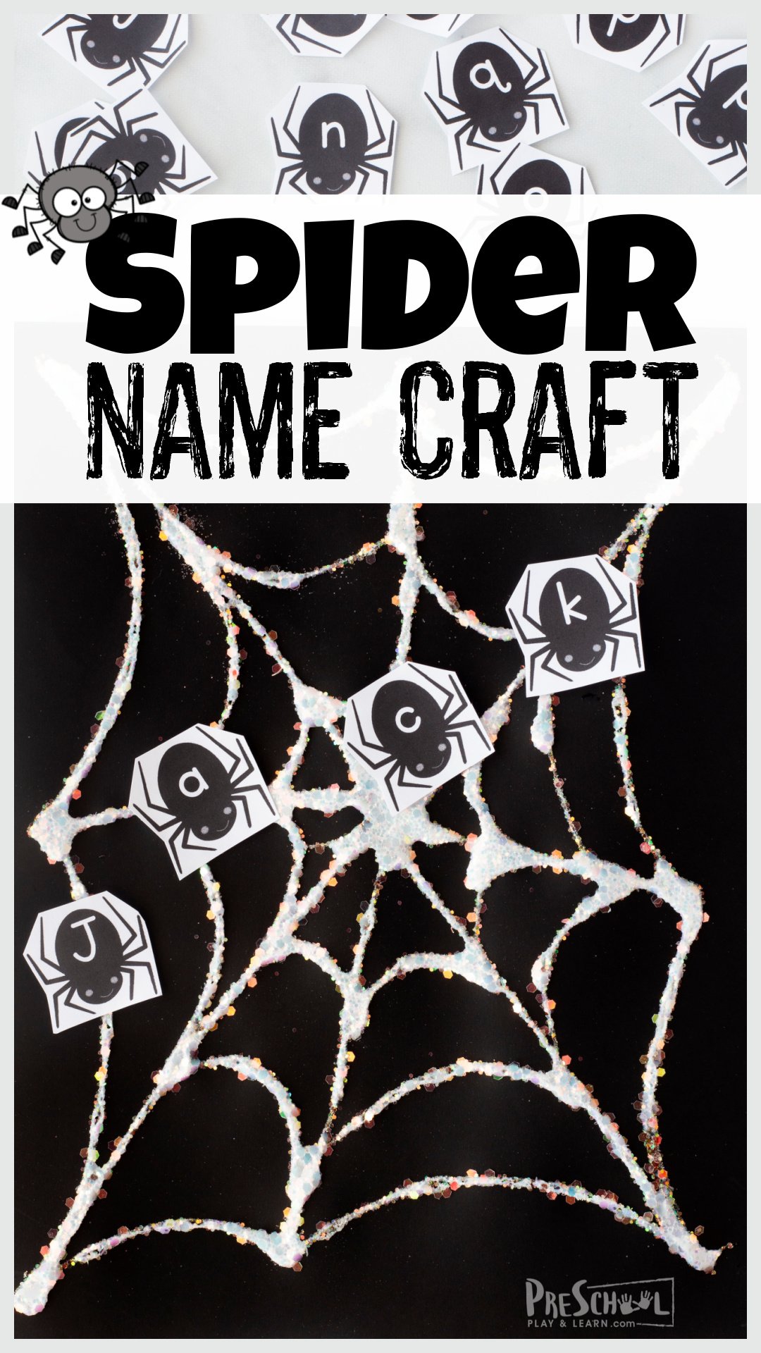 🕷️ FREE Spooky Spider Counting Activity for Preschoolers