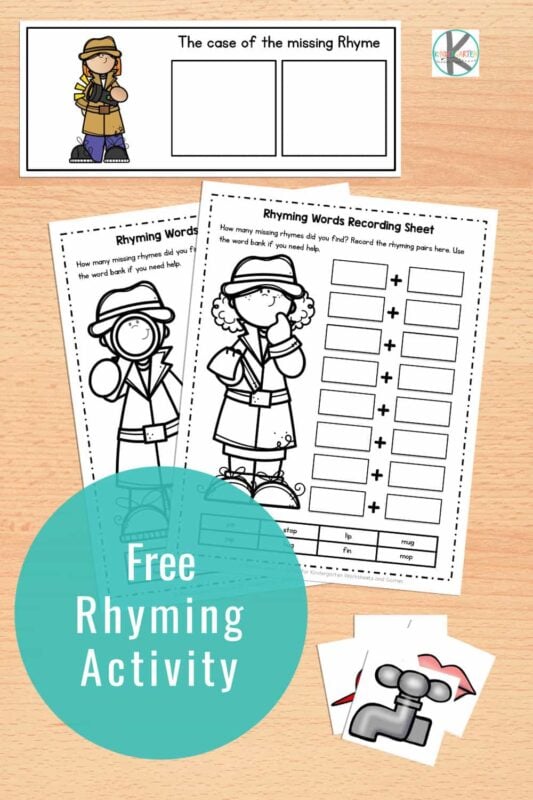 Snowball Rhymes - Match the Rhyming Words Winter Activity
